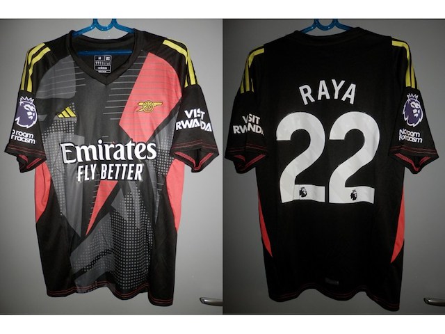 Arsenal dres 2024-25 David Raya 22 (Golmanski)