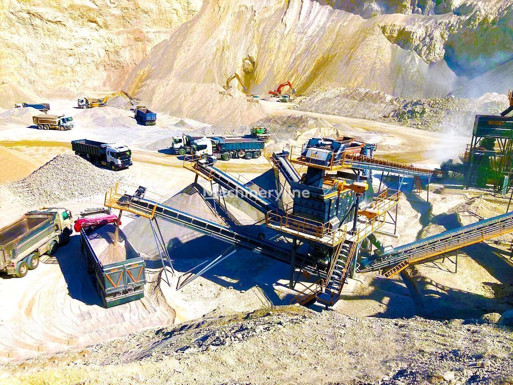 Nova FABO 300-400 TONS/HOUR HORIZONTAL SCREEN FIXED CRUSHING AND SCREENING drobilica za kamen