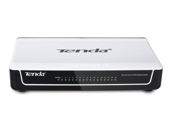 TENDA S16 16-Port 10, 100 Desktop Switch