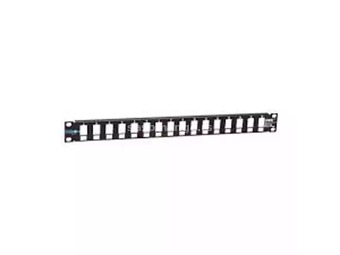 Patch panel modularni 19/1U sa 24 slota za UTP module UKP-24-1U bez modula