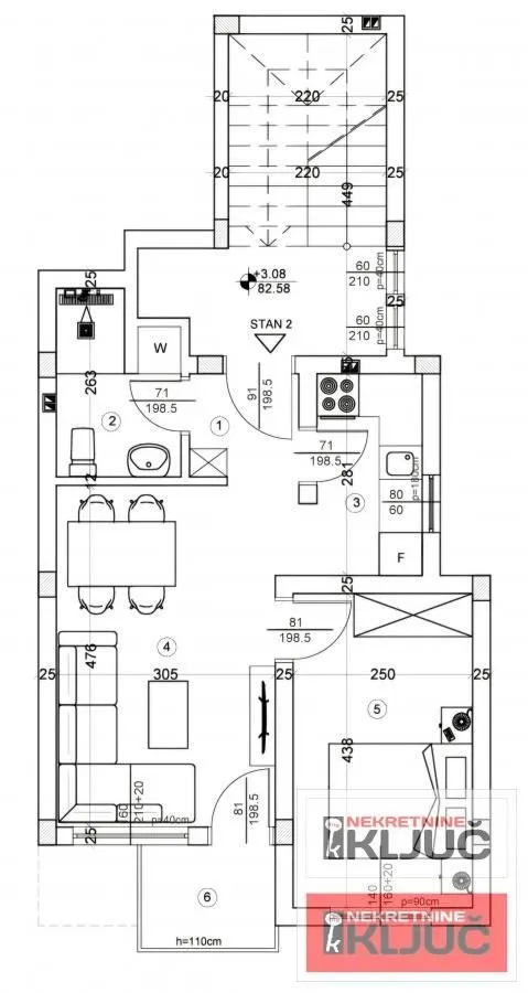 Prodaja, dvosoban stan, 39m2, Adice, Novi Sad, Novi Sad