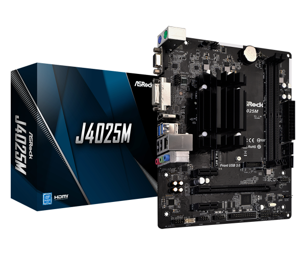 MB AsRock Intel Dual-Core J4025M