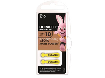 Duracell Hearing Aid 10/PR70 1,45V baterija za slusni aparat PAK6