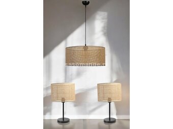 OPVIQ Visilica i stone lampe Orgulu Rattan 846STL6117