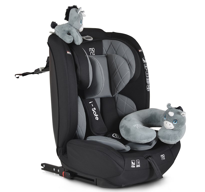 Moni Isafe Isofix auto sedište za decu 76-150cm-Grey