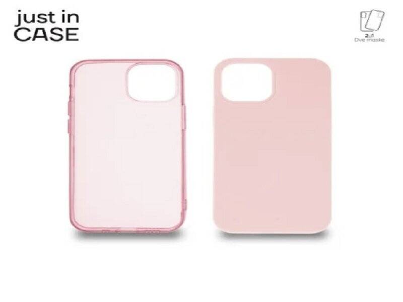 JUST IN CASE 2U1 EXTRA CASE MIX PAKET PINK ZA IPHONE 13 MINI MIX107PK
