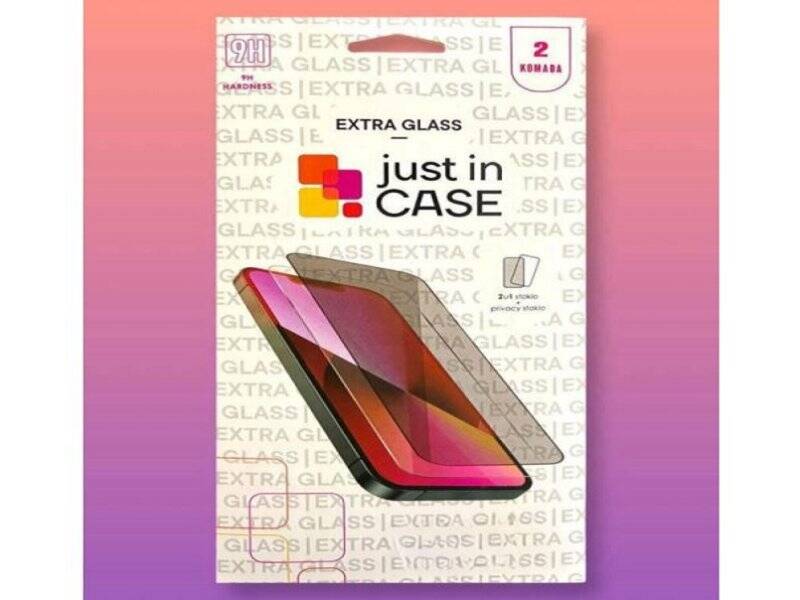 JUST IN CASE 2U1 EXTRA GLASS PRIVACY ZAŠTITNA STAKLA ZA REDMI NOTE 13 PRO 4G ( GLPL325)