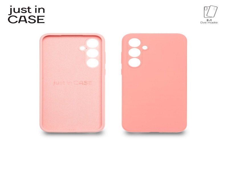 JUST IN CASE 2U1 EXTRA CASE MIX PLUS PAKET MASKI ZA TELEFON SAMSUNG GALAXY A35 PINK MIXPL227PK