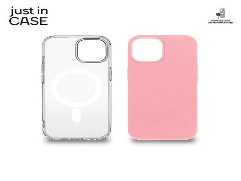 JUST IN CASE 2U1 EXTRA CASE MAG MIX PLUS PAKET PINK ZA IPHONE 15 PLUS MAGPL114PK