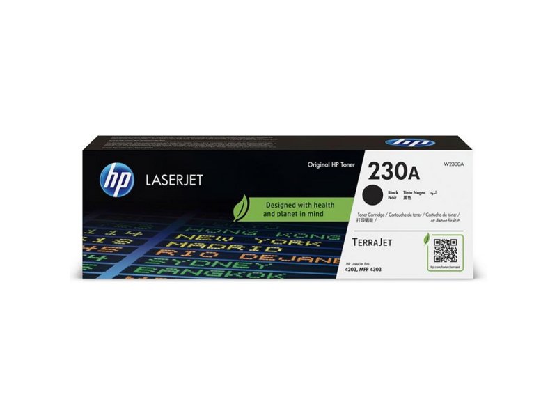 HP 230A BLACK ORIGINAL LASERJET TONER CARTRIDGE (W2300A)