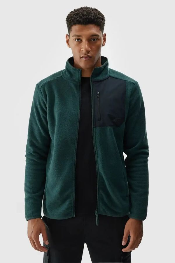 MEN'S HOODED POLAR REGULAR 4F BLACK 4FWMM00TFLEM290-20S