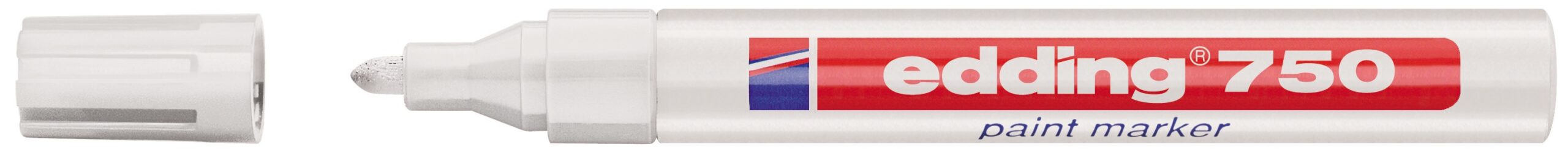 Paint marker E-750 2-4mm bela Edding