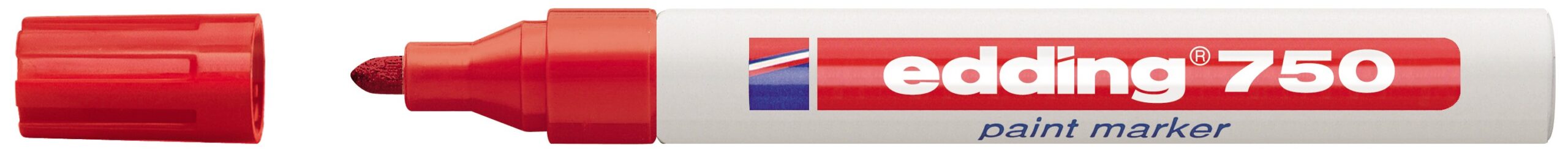 Paint marker E-750 2-4mm crvena Edding