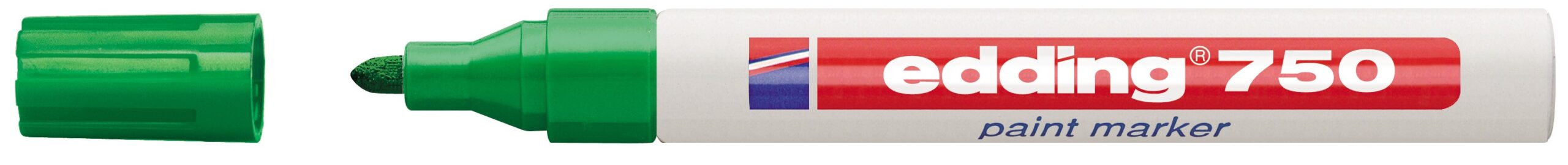 Paint marker E-750 2-4mm zelena Edding