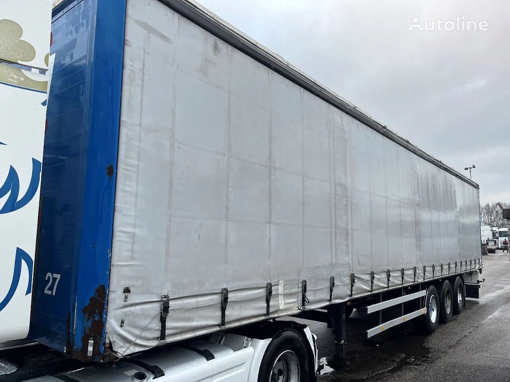 HRD 3 axle DRUM brake curtain trailer SAF AXLE poluprikolica sa kliznom ceradom