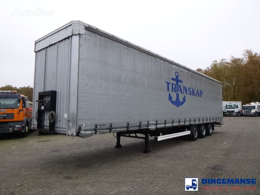 Kässbohrer Curtain side Mega trailer 98.5 m3 poluprikolica sa kliznom ceradom