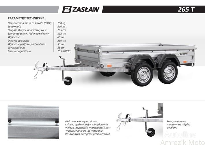 Nova Zasław 265 T prikolica sa ravnom platformom