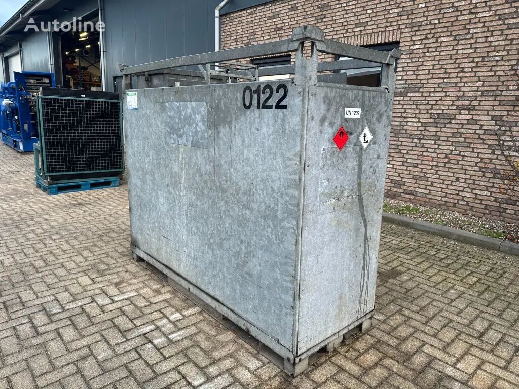 Rietbergwerke 2400 liter gegalvaniseerde dubbelwandige IBC Dies rezervoar za skladistenje goriva