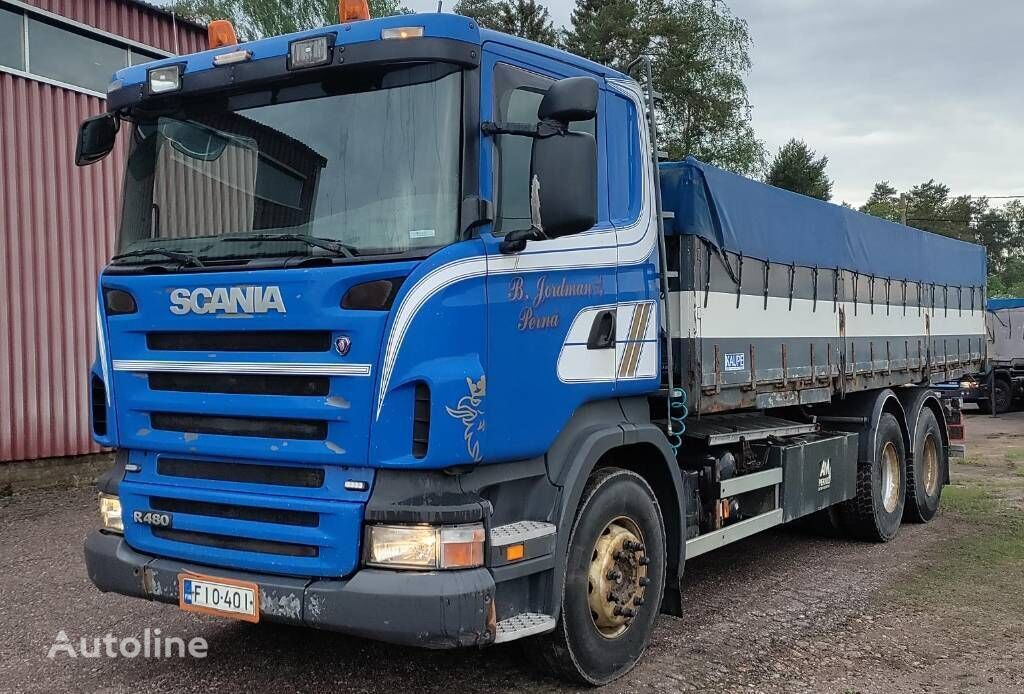 Scania R480 LB6x4, kippaava tasonostoauto kiper