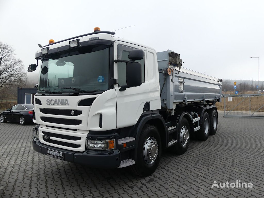 Scania P400 / 8x4 / WYWROTKA / HYDROBURTA / MANUAL / RETARDER / kiper