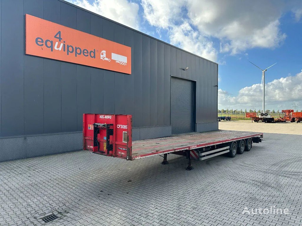 Kel-Berg HEAVY-DUTY MEGA PLATFORM, 1x 40FT / 2x 20FT HECKBÜNDIG, SAF + SC poluprikolica platforma