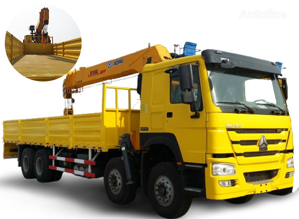 Sinotruk Howo 371 Heavy Duty Boom Truck kamion s ravnom platformom