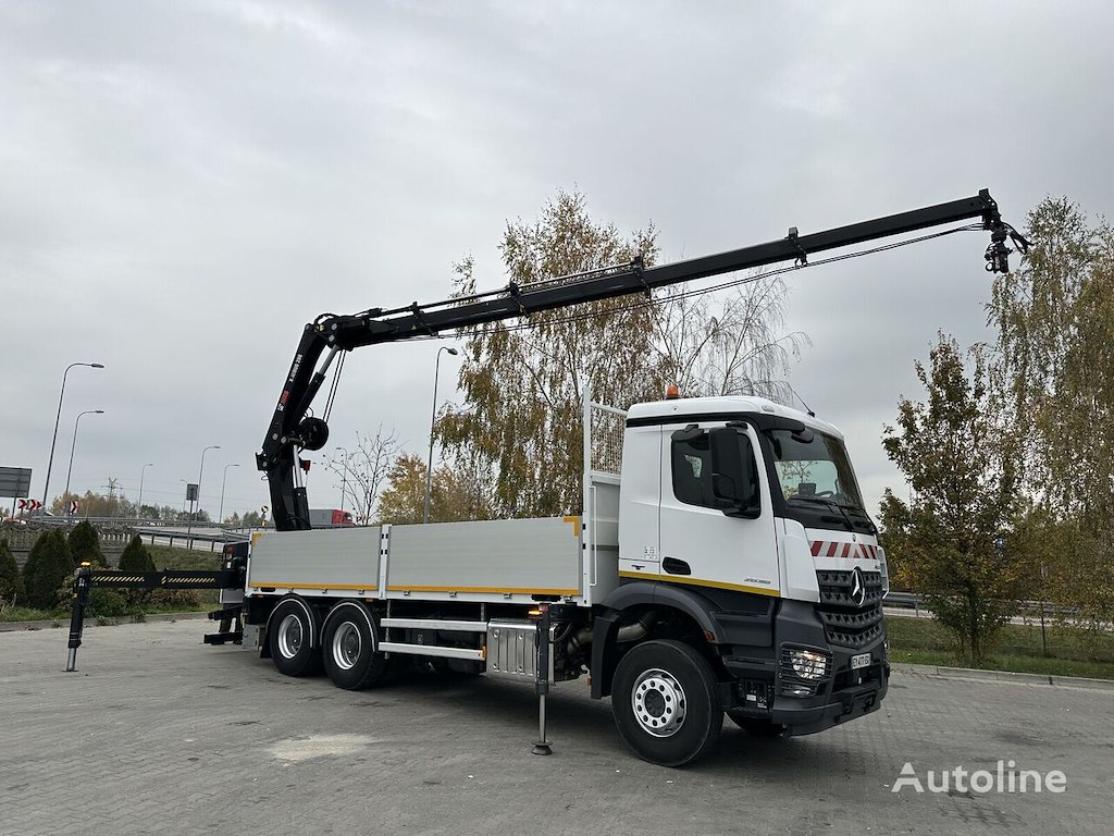 Mercedes-Benz 2636 6x4 HDS HIAB 298 EP.4 Przebieg zaledwie 22tys. kamion s ravnom platformom