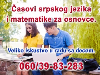 Casovi srpskog jezika i matematike za osnovce