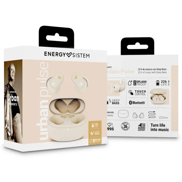 ENERGY SISTEM Urban Pulse Cream True Wireless bežične slušalice (M45528)