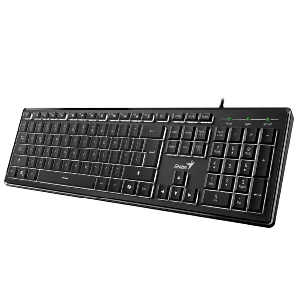 GENIUS SlimStar 820 USB US crna tastatura