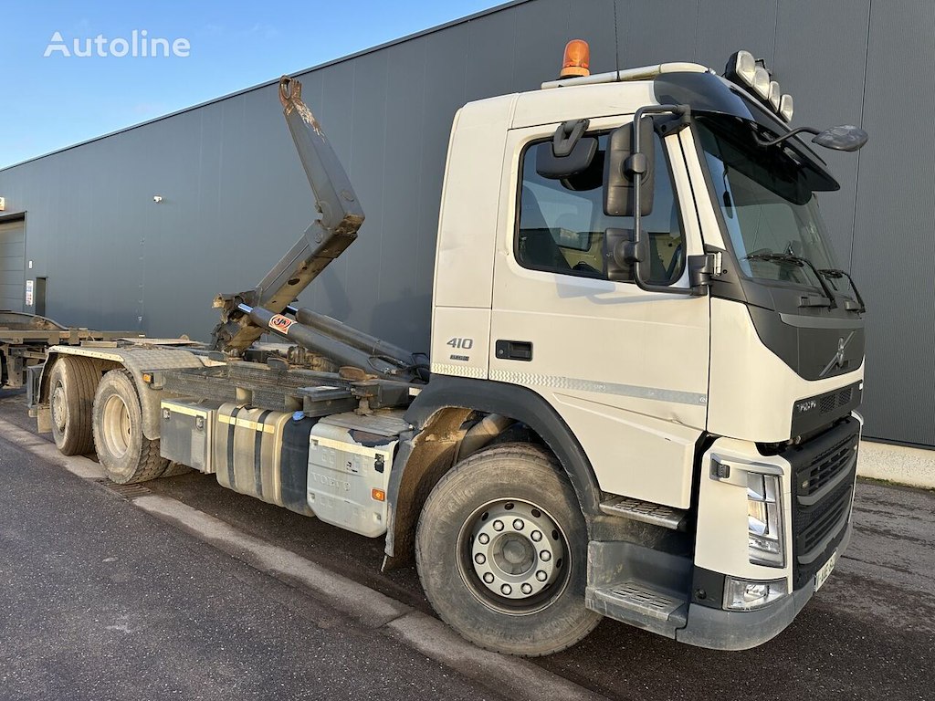 Volvo FM 410 6x2 AJK 20T-5930mm Hooklift - Lift + Steering axle - 334. kamion rol kiper