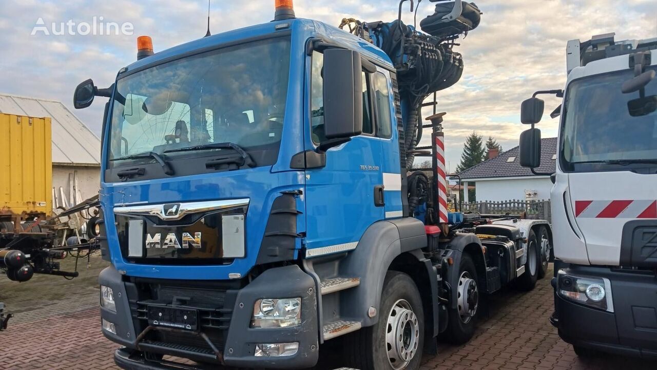 MAN TGS 35.510 Hiab Multilift Marchesi Kran kamion rol kiper