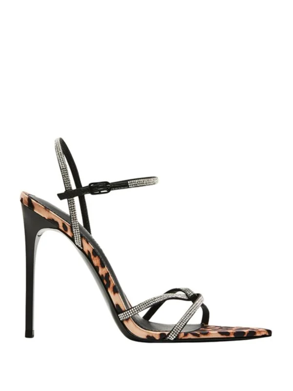 Steve Madden - Leopard sandale sa cirkonima