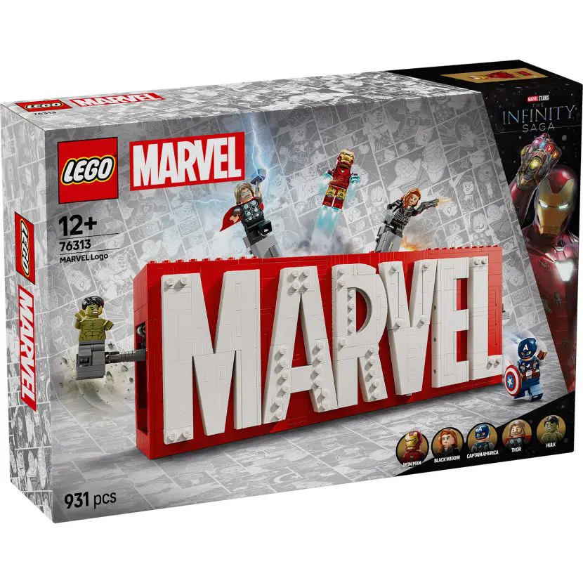 76313 MARVEL logo i mini-figure