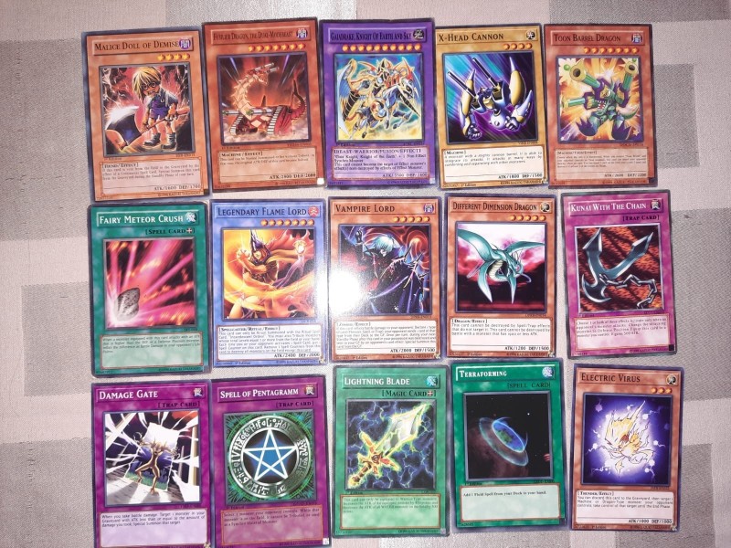 Yu Gi Oh karte špil