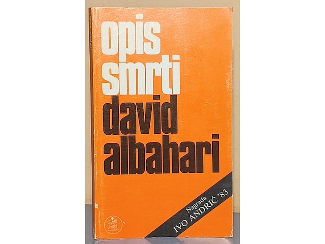 OPIS SMRTI David Albahari