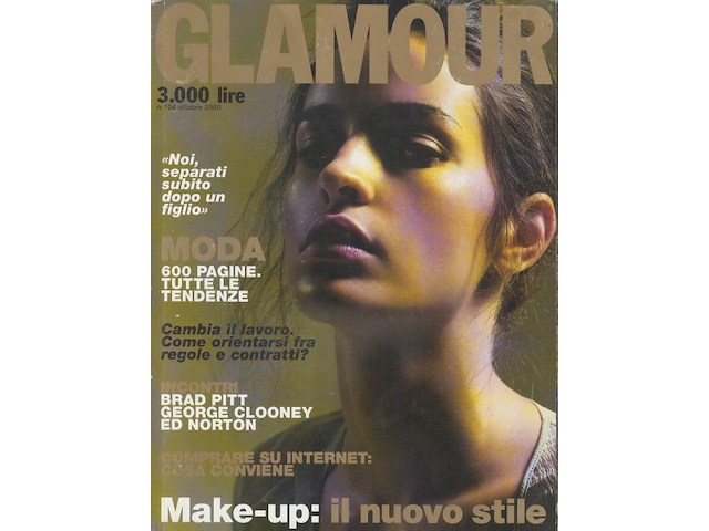 Glamour Italija oktobar 2000 Ana Beatriz Barros