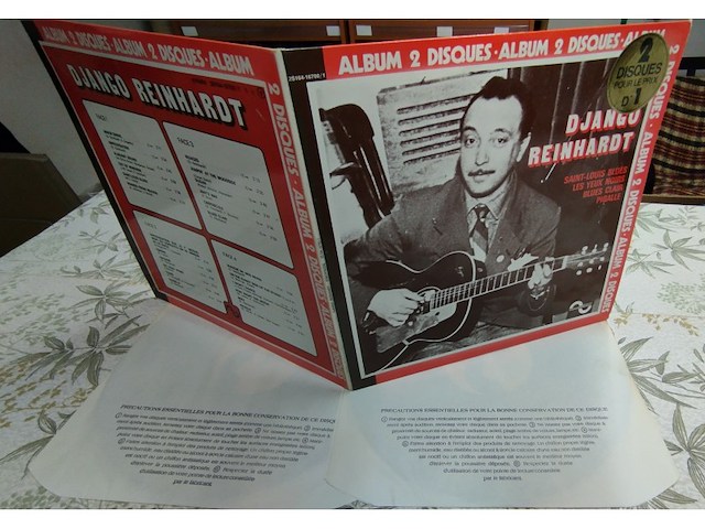 Django Reinhardt 2X JAZZ LP MINT