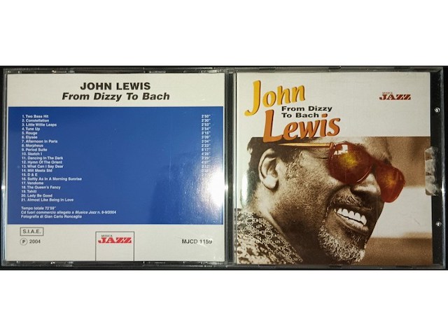 John Lewis-From Dizzy to Bach Made in Italy CD (2004)