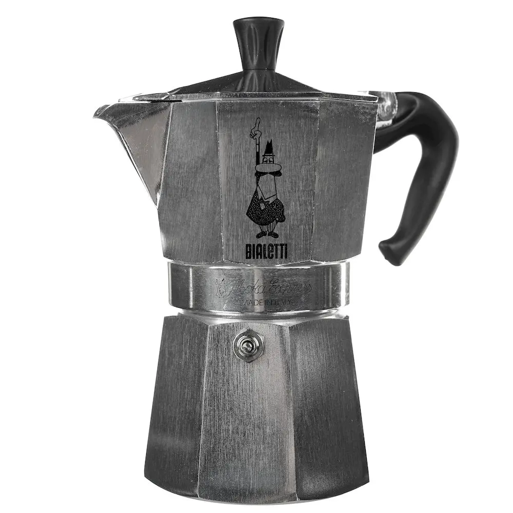 BIALETTI Moka Pot Express 3 cup, 180 ml, Sivi