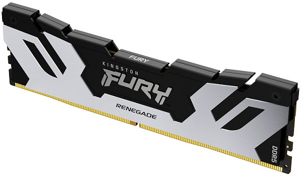 DDR5 48GB 6000MT/s [FURY RENEGADE], Non-ECC UDIMM, CL32 1.35V, 288-Pin 2Rx8, Silver/Black, w/Heatsink, XMP ( KF560C32RS-48 )