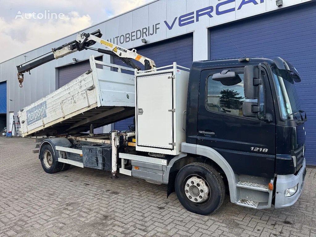 Mercedes-Benz Atego 1218 **BELGIAN TRUCK-TIPPER+CRANE** kiper