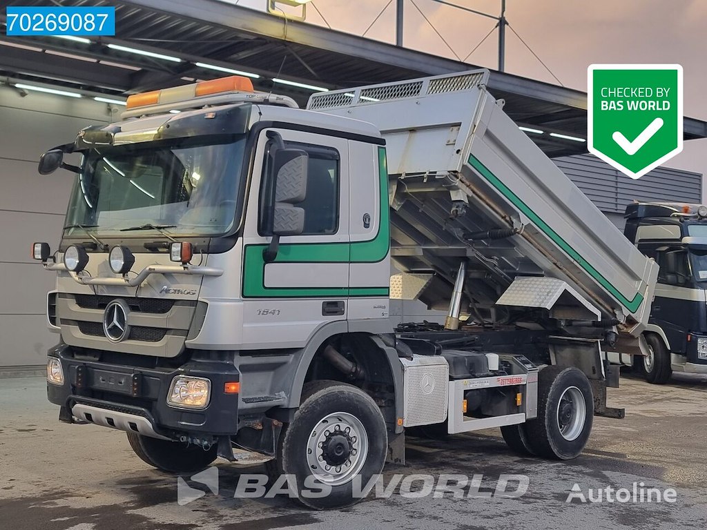 Mercedes-Benz Actros 1841 4X4 4x4 big-Axle 2-side tipper Steelsuspension Euro kiper