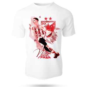 KK Crvena Zvezda majica Nedovic - bela