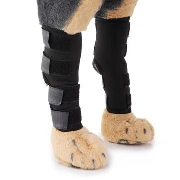 PET KNEE WRAP / DOG HIND LEG HOCK JOINT SUPPORT FOR INJURY RECOVERY - L