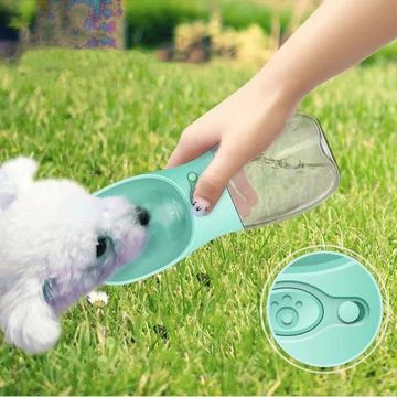 LEAK-PROOF PORTABLE DOG WATER BOTTLE - 350ML - BLUE