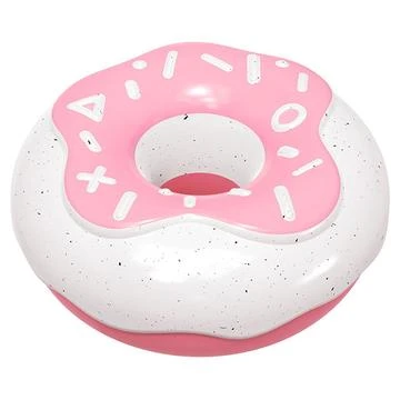 TTQ-1 DOUGHNUT SQUEAKY DOG CHEW TOY - PINK