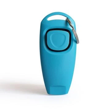 2-IN-1 DOG TRAINING CLICKER AND WHISTLE - SKY BLUE