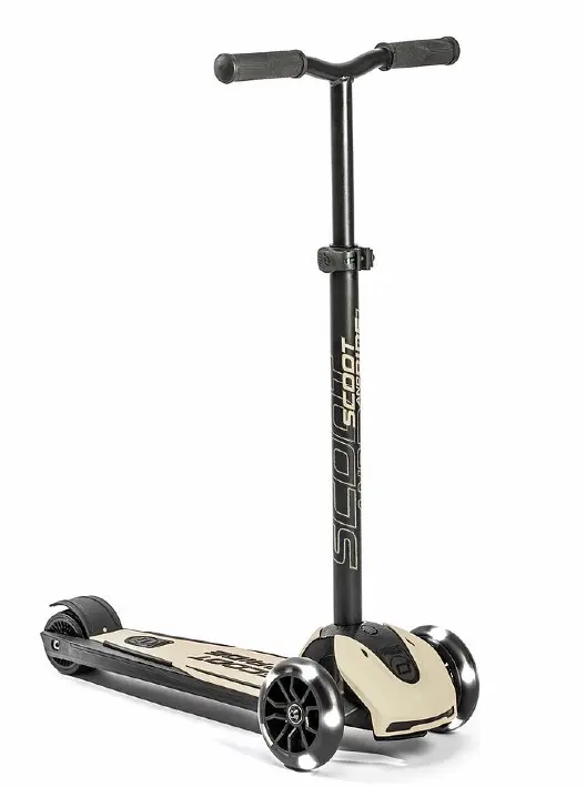 SCOOT & RIDE Trotinet za decu i odrasle Highwaykick LED 5 Ash, Sivi