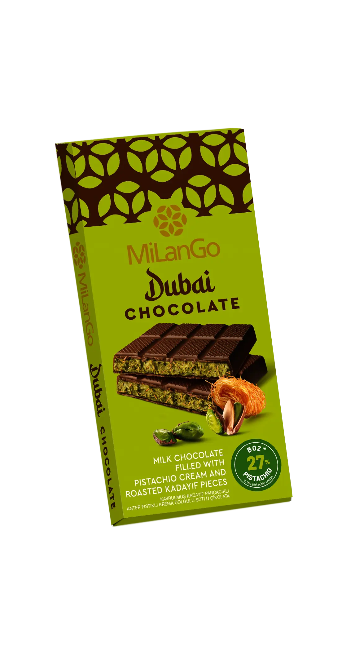 MILANGO Čokolada Dubai, 122g